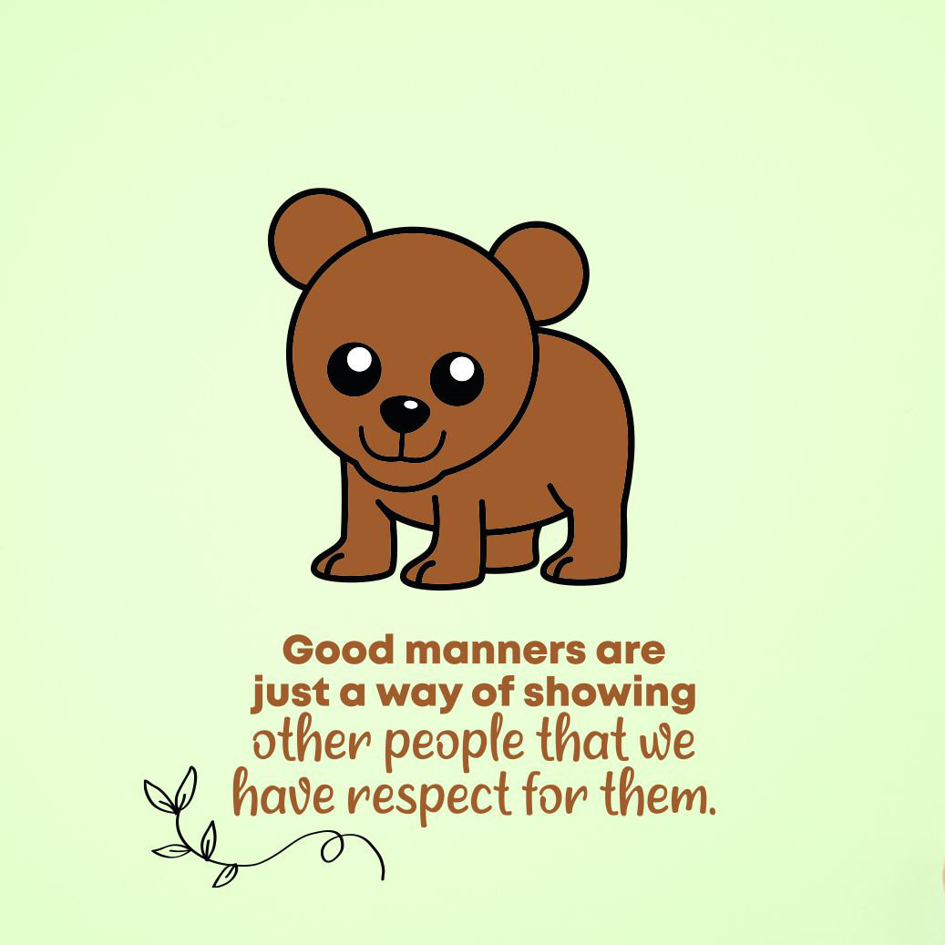 Zoomie Kids Have Respect Bear Vinyl Wall Decal | Wayfair