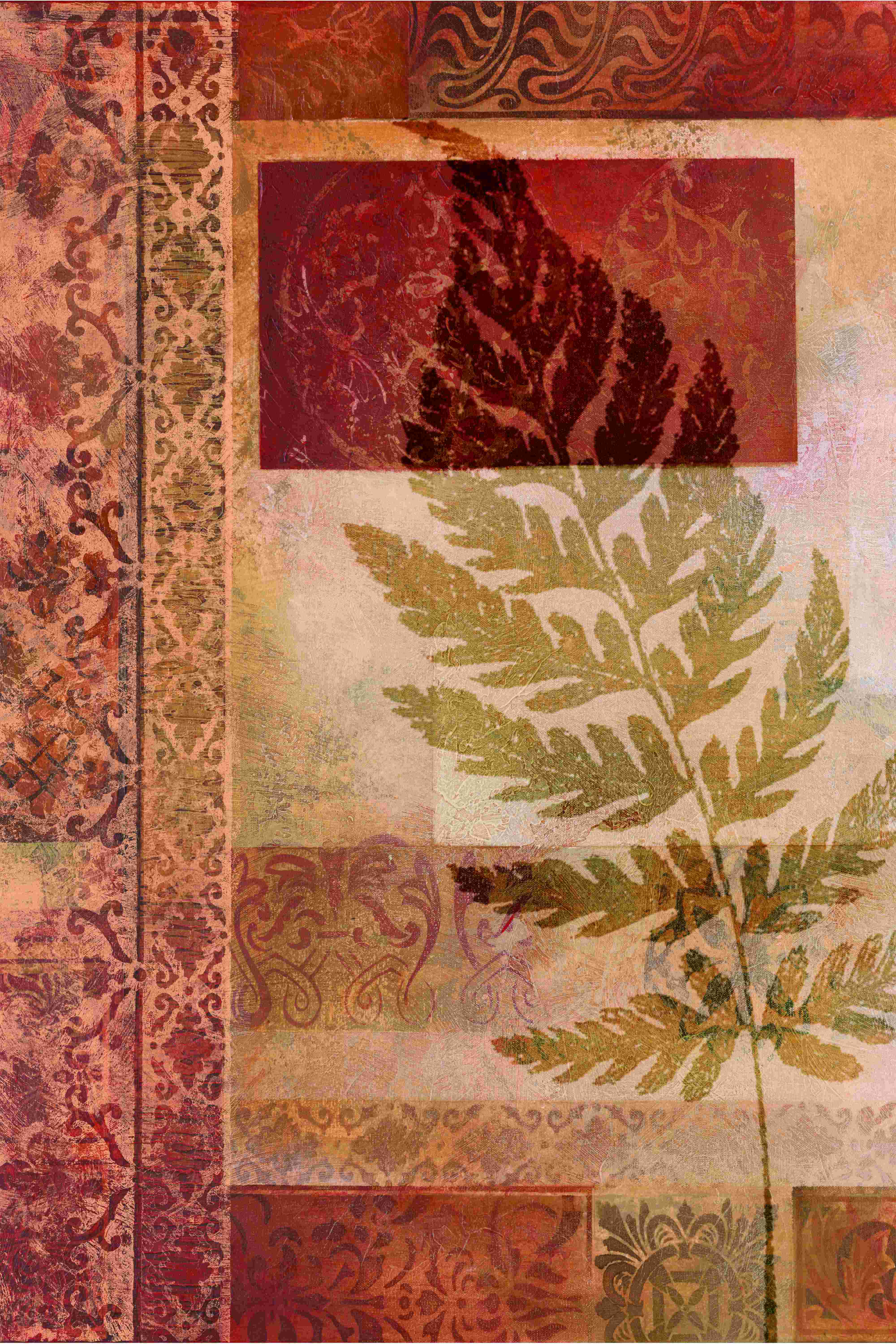 Winston Porter Translucent Leaf - Wrapped Canvas Print | Wayfair