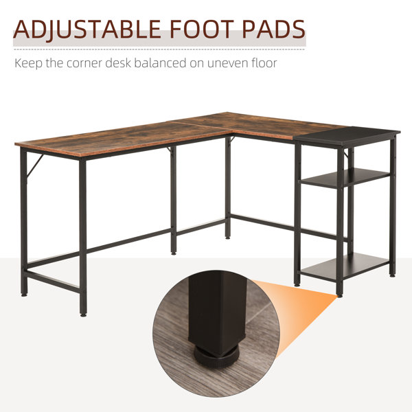 Inbox Zero L-Shape Computer Desk & Reviews | Wayfair.co.uk