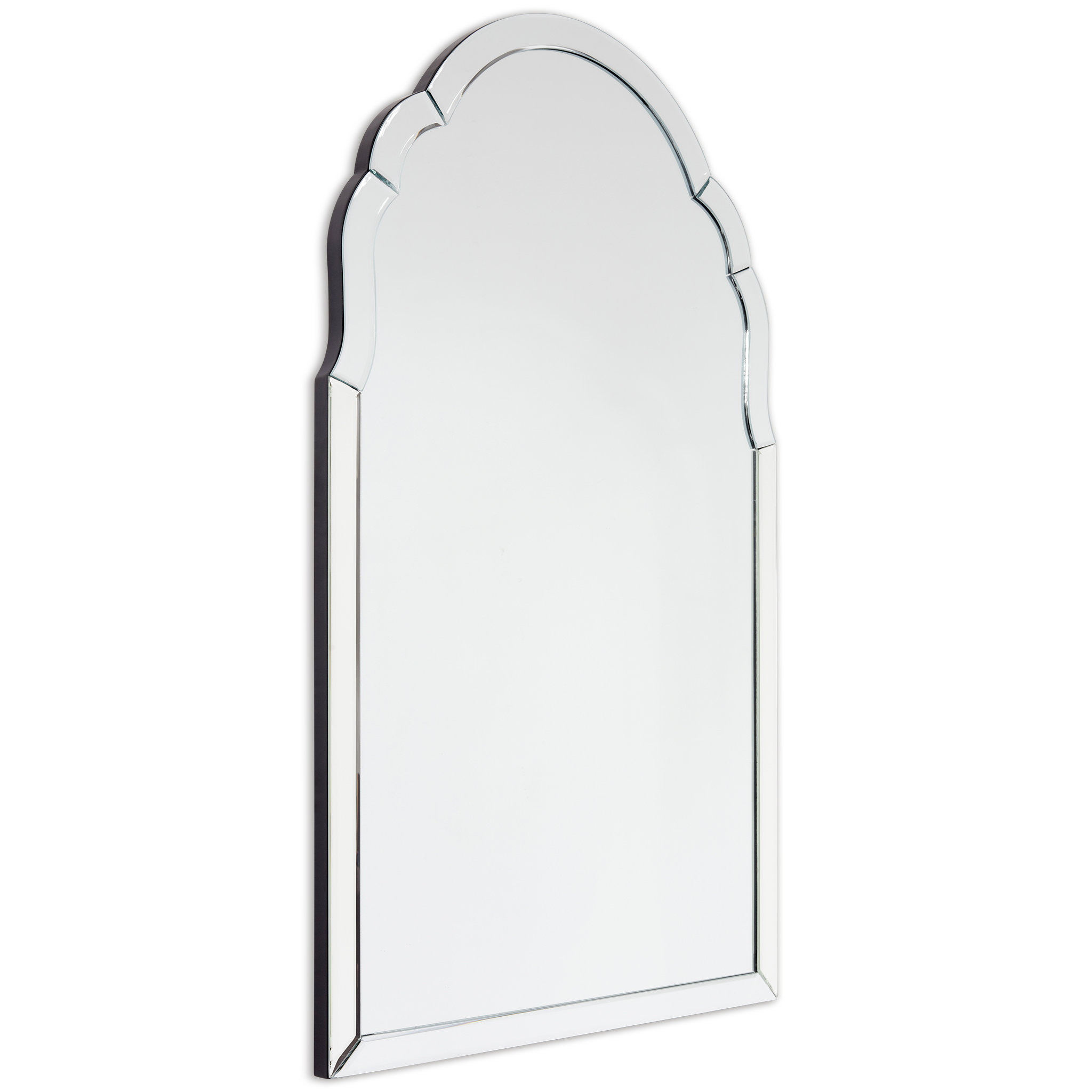 House of Hampton® Omarion Arch Glass Wall Mirror & Reviews | Wayfair