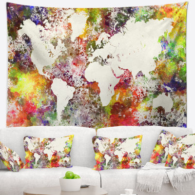 World Map Tapestries You'll Love | Wayfair