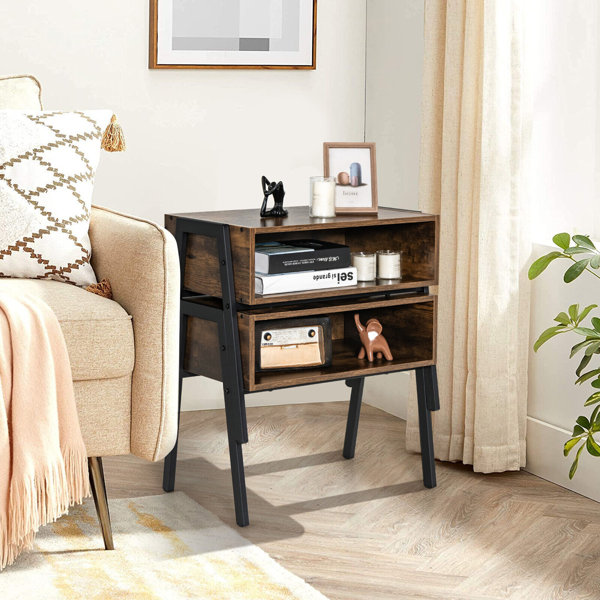 17 Stories Ghina 18'' Tall End Table | Wayfair