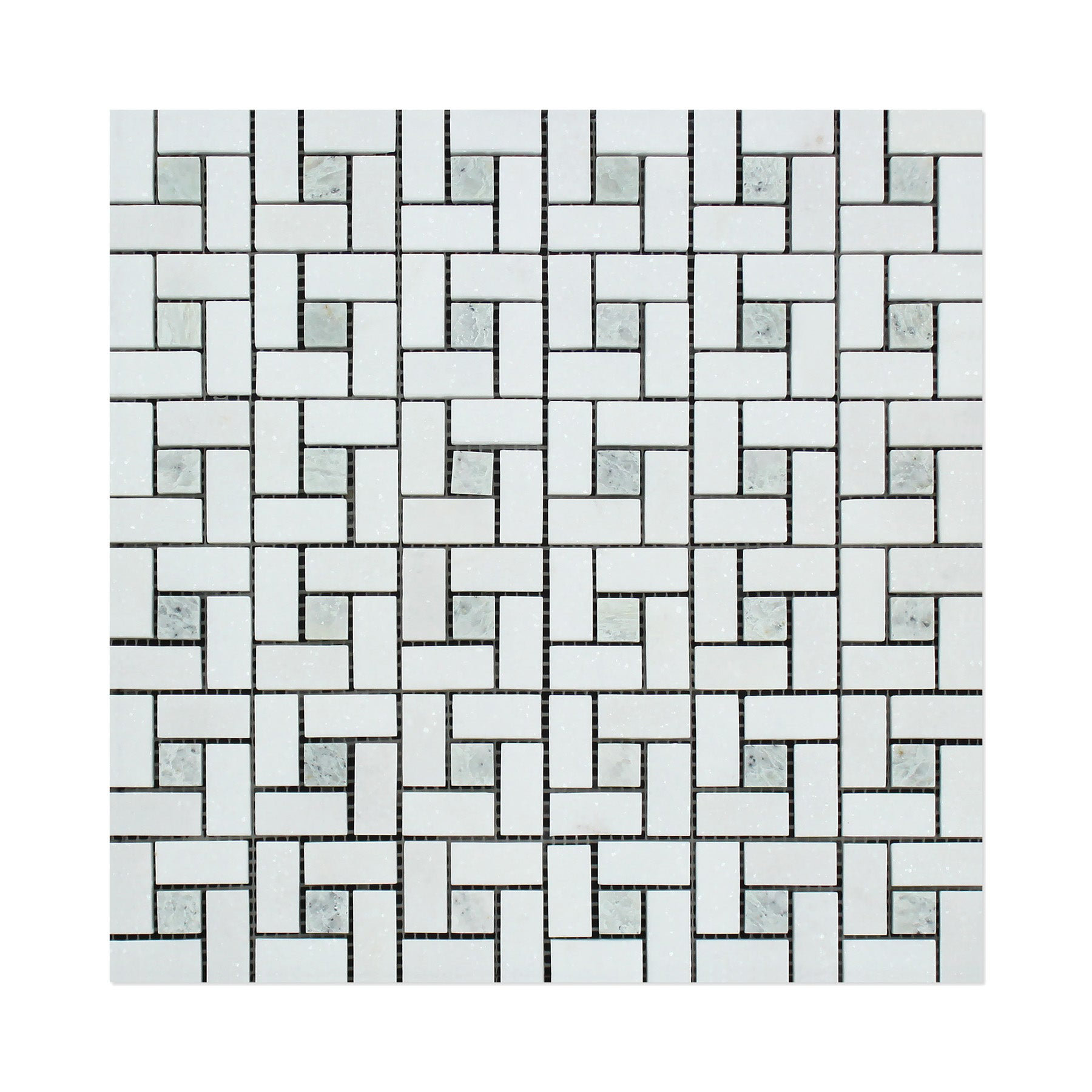 Stone & Tile Shoppe, Inc. Marble Pinwheel Mosaic Wall & Floor Tile ...