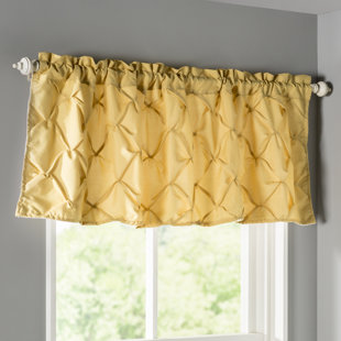 Wayfair | Yellow & Gold Valances & Kitchen Curtains You'll Love in 2022