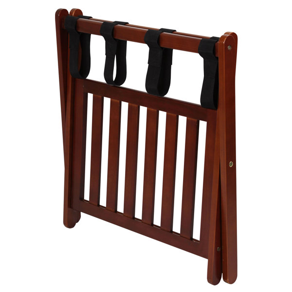 Casual Home Folding Wood Luggage Rack & Reviews | Wayfair