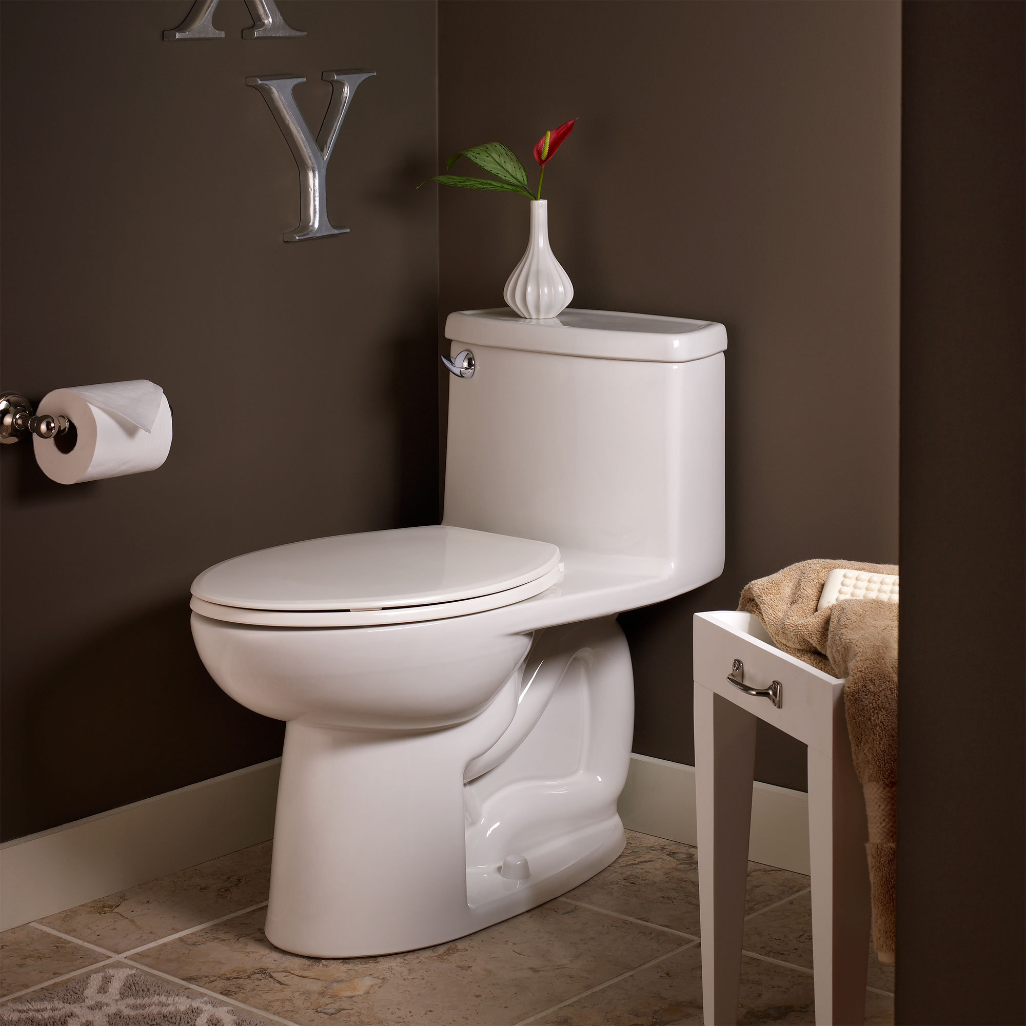American Standard Compact Cadet 3 Flowise 4 Toilet with Seat Elongated ...