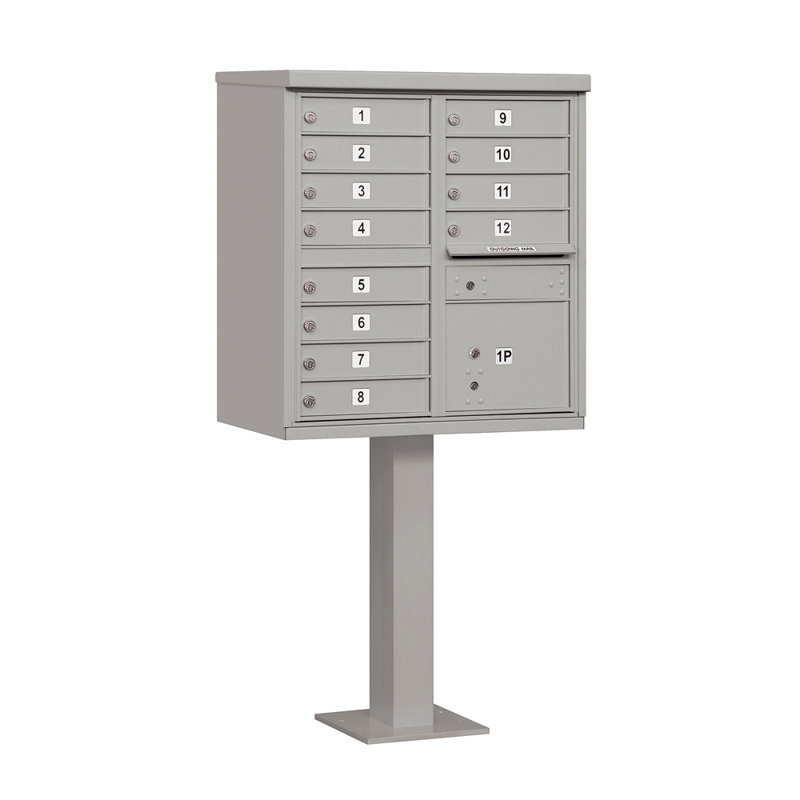 Salsbury Industries 12 Door Front Load 4C Horizontal Multi-Unit Mailbox ...