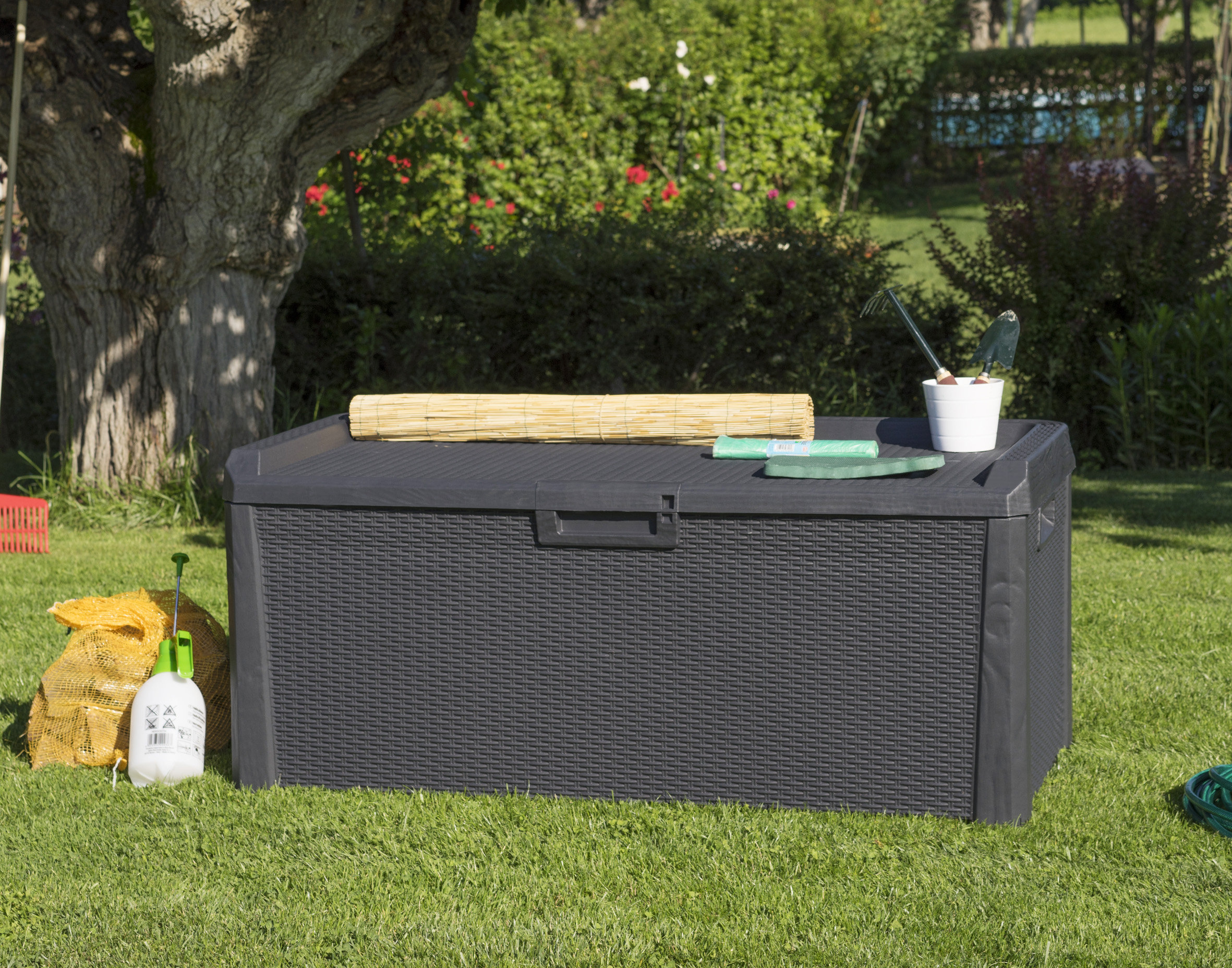 Toomax Santorini Plastic Storage Bench | Wayfair
