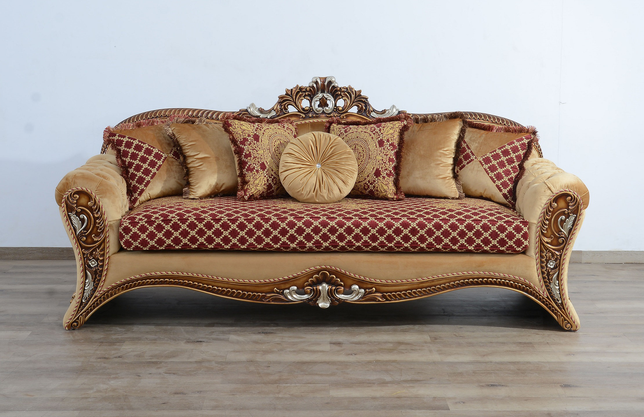 EuropeanFurniture New Emperador II 98'' Upholstered Sofa | Wayfair