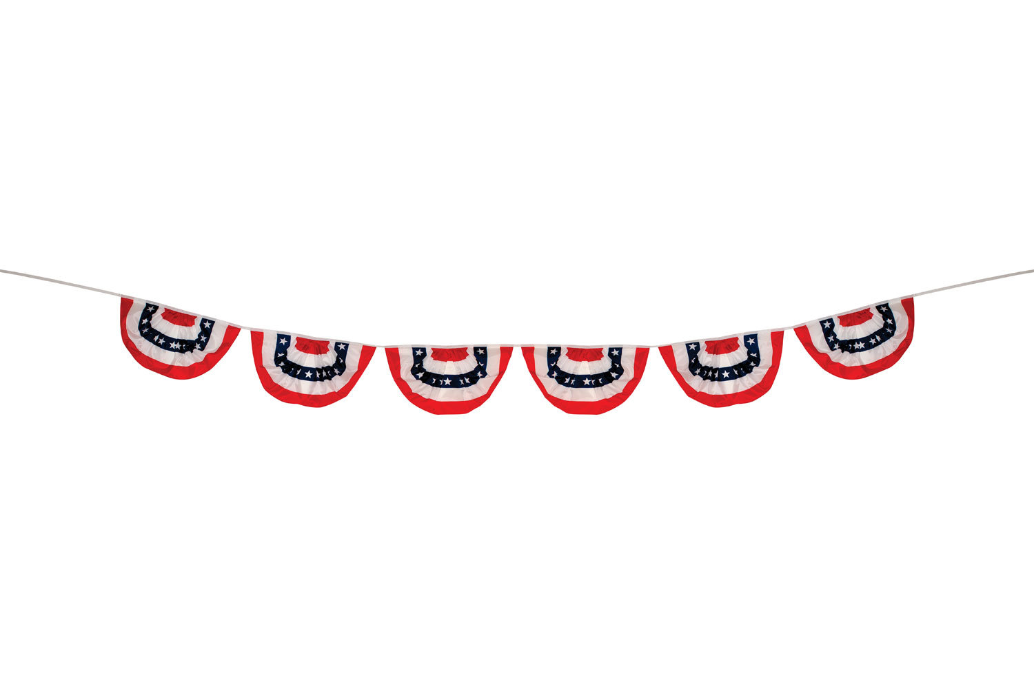 InTheBreeze 6 Panel Patriotic Pleated Fan Bunting String & Reviews ...