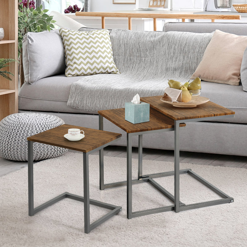 Ebern Designs Boxworth 3 Piece Nesting Tables & Reviews | Wayfair