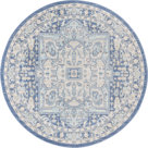 Bungalow Rose Shailena Oriental Area Rug in French Blue & Reviews | Wayfair