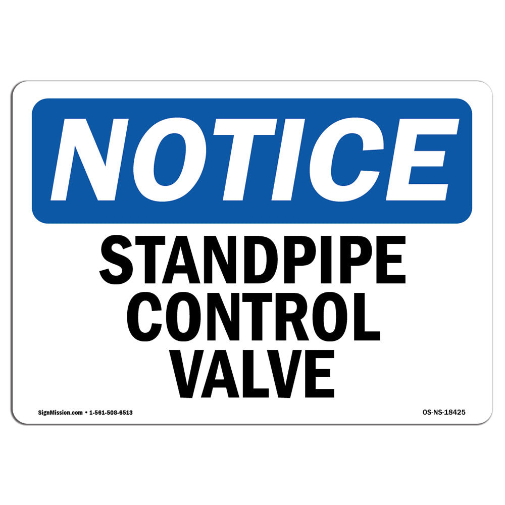 SignMission Standpipe Control Valve Sign | Wayfair