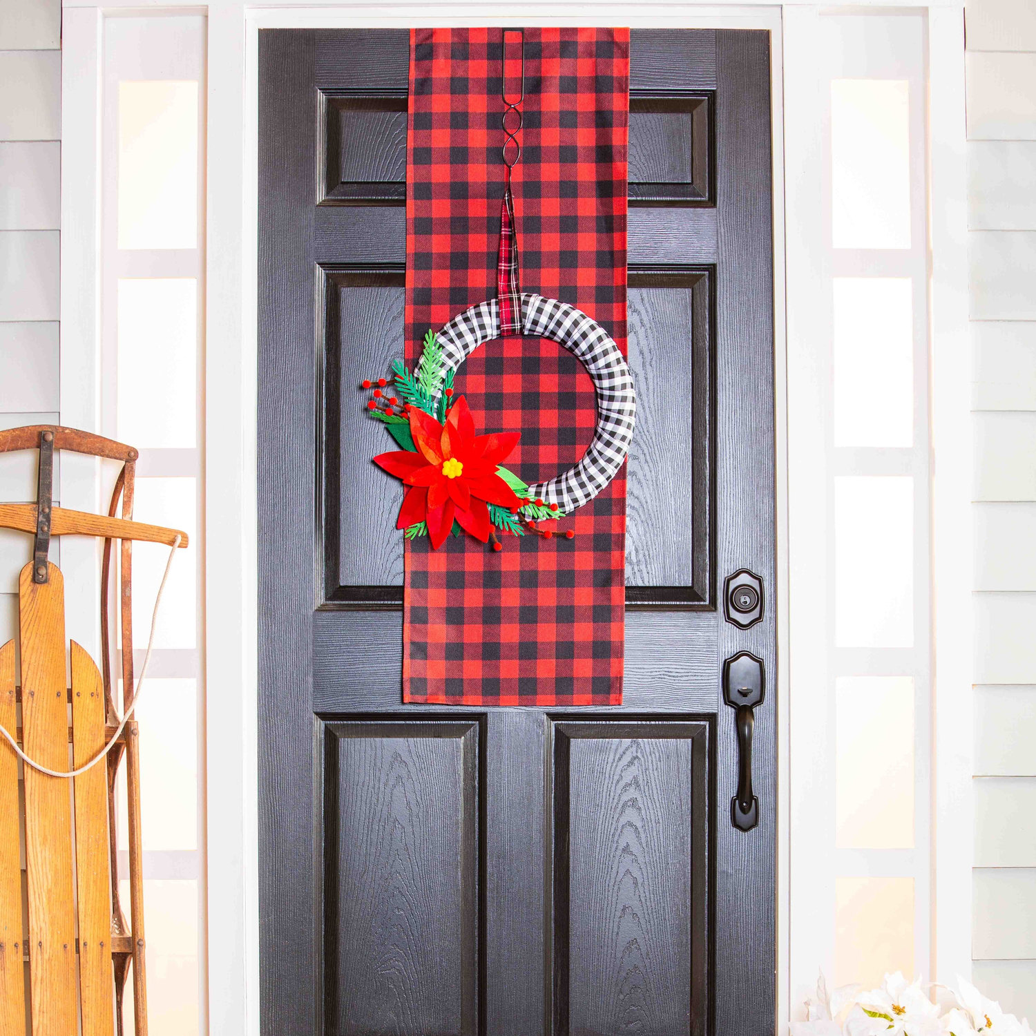 The Holiday Aisle® Buffalo Check Doorscapes Door Runner | Wayfair