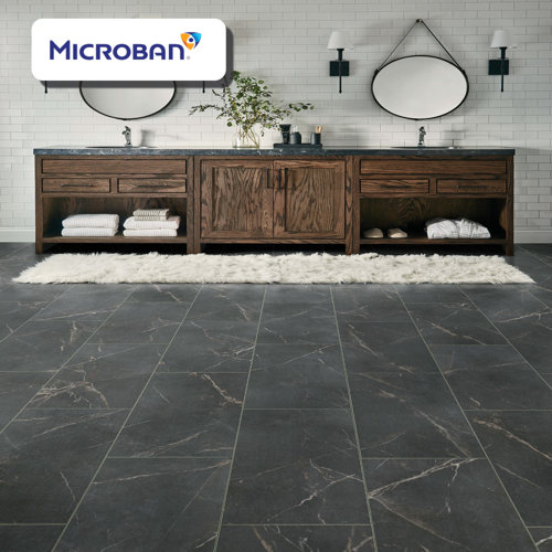 Mannington ADURA®Flex with Microban® Baltic Stone Storm 12" x 24" x 2 ...
