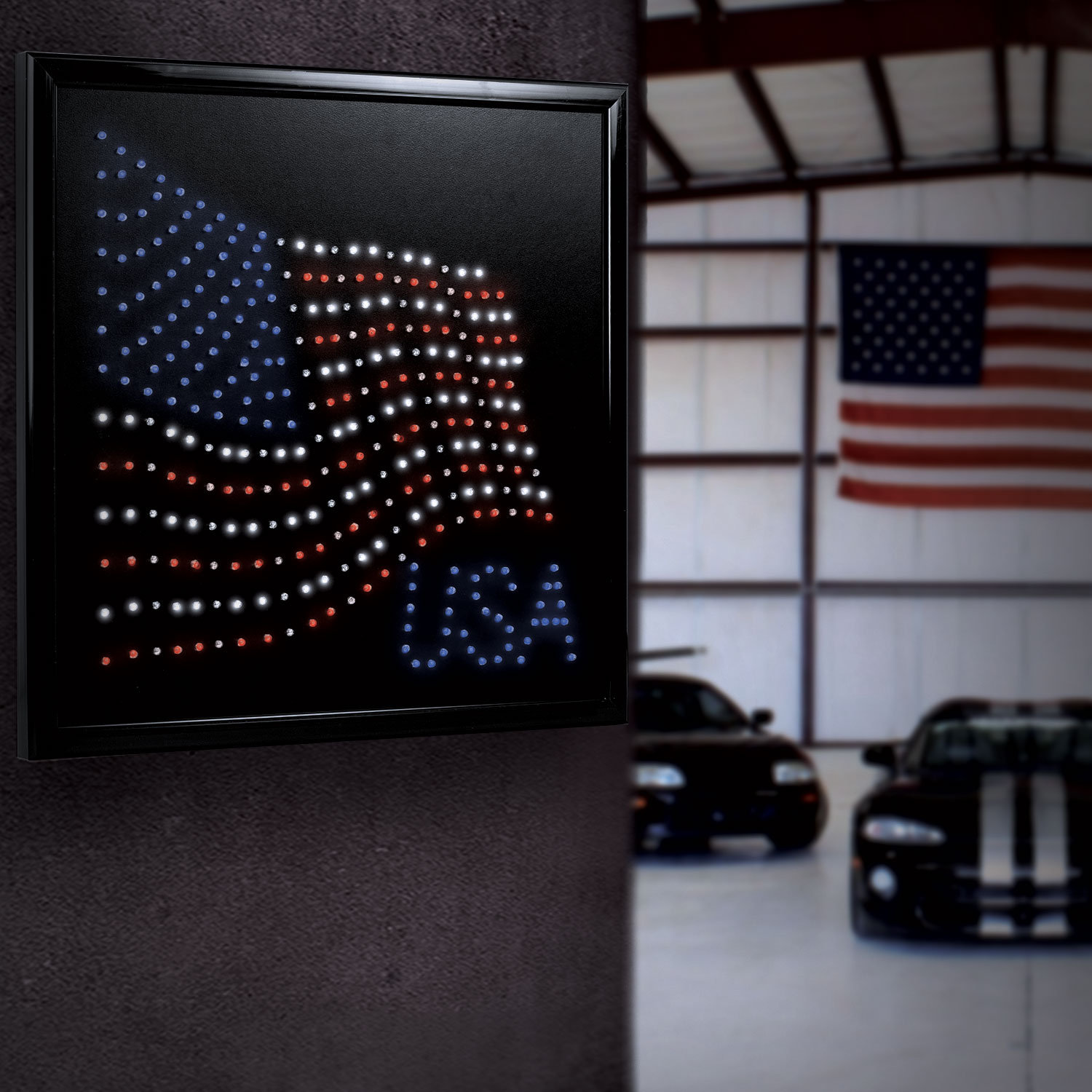CYRG USA American Flag LED Marquee Sign | Wayfair