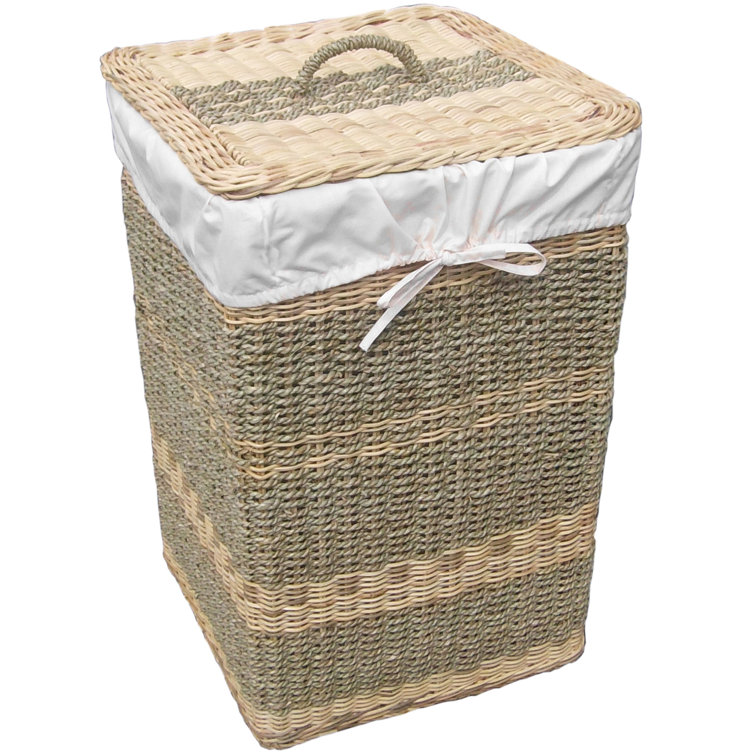 D-Art Collection Costa Square Wicker Laundry Hamper & Reviews - Wayfair ...