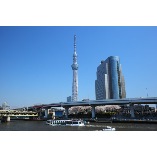 Hokku Designs Tokyo Sky Tree, Japan - Wrapped Canvas Photograph | Wayfair