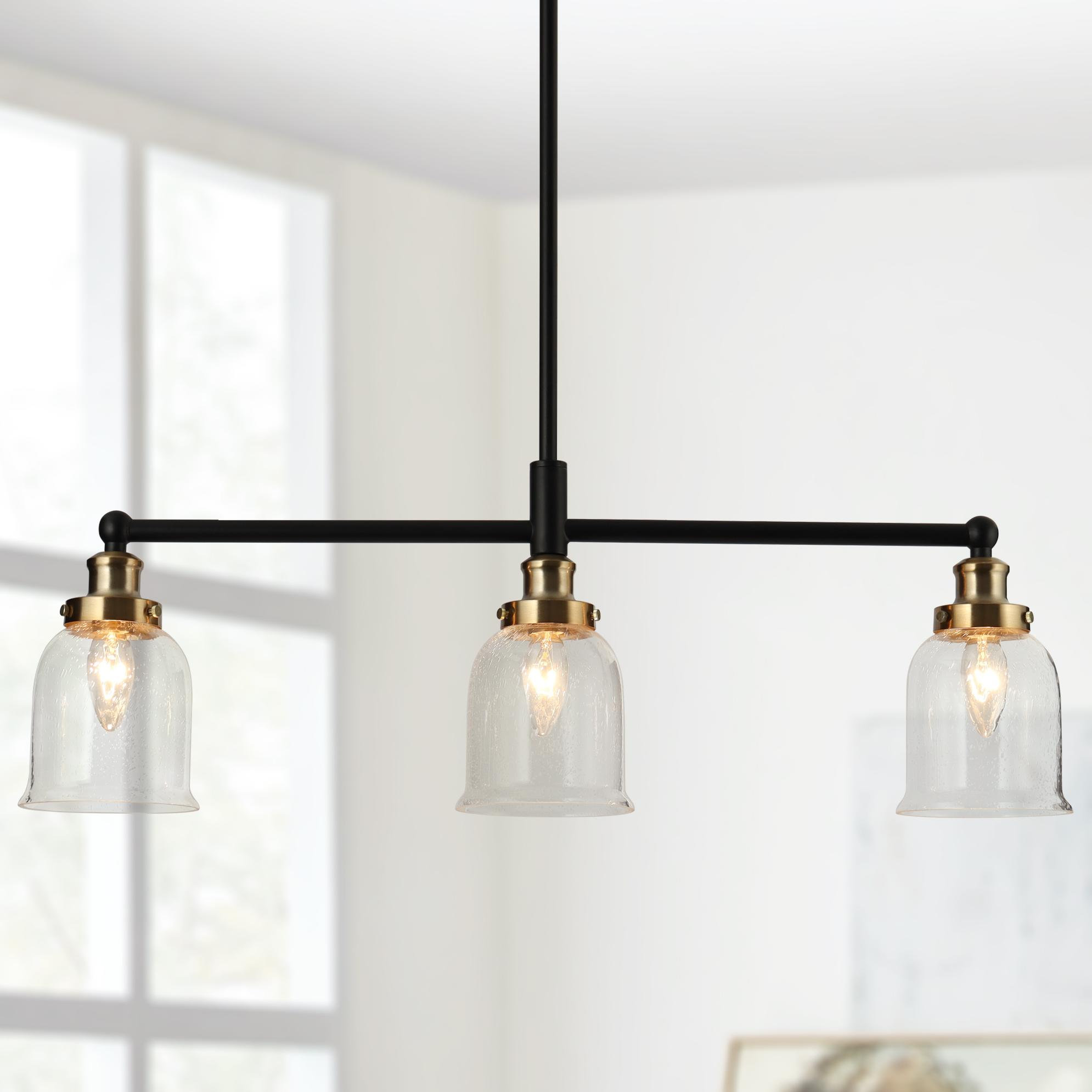 Rosdorf Park Connie-Agnes 3-Light Kitchen Island Linear Pendant | Wayfair