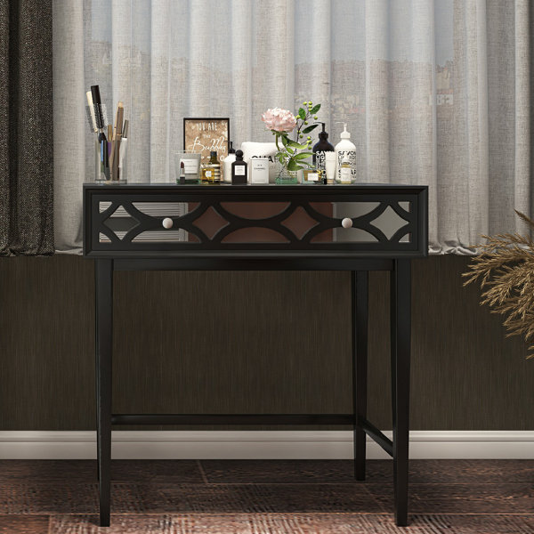 Mirrored-makeup-table | Wayfair