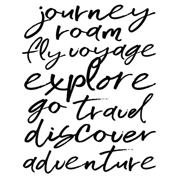 Trinx Explorer Words - Wrapped Canvas Print | Wayfair