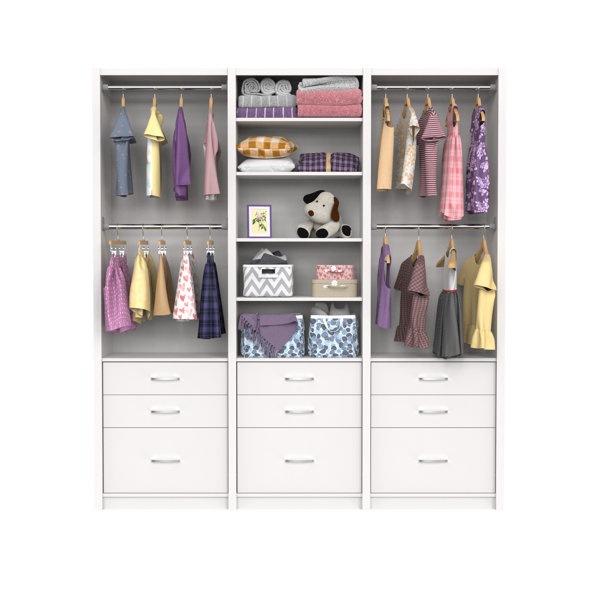 ClosetMaid SpaceCreations 78" W Closet System Reach-In Sets & Reviews ...