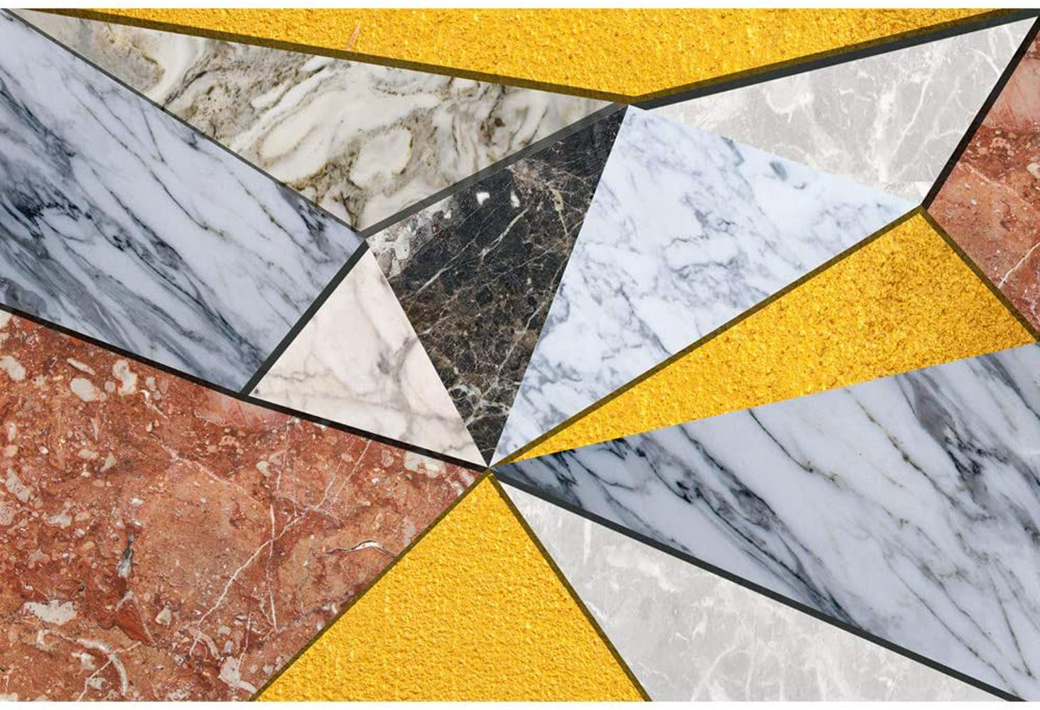 IDEA4WALL Abstract 144" L x 100" W Smooth Wall Mural | Wayfair