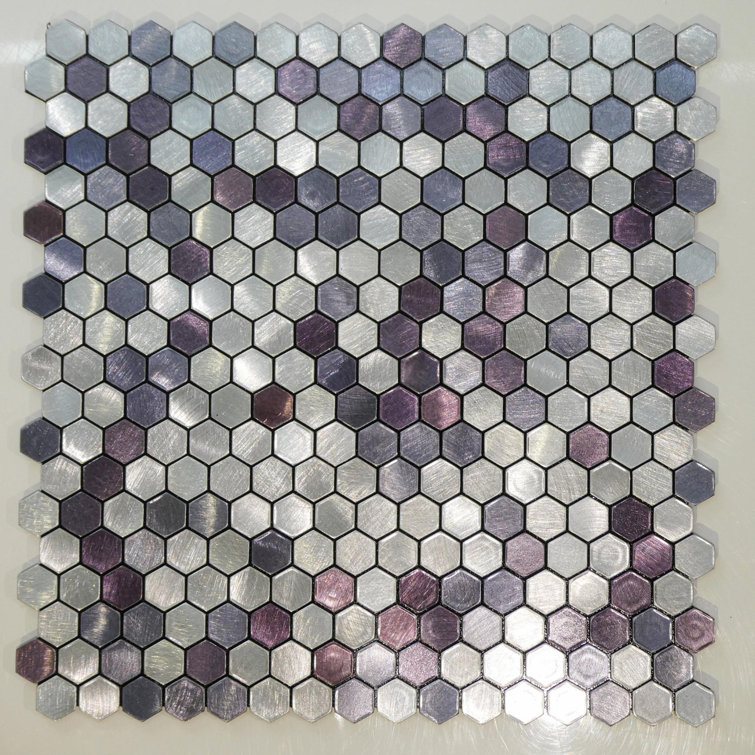 Metro Lane Rambo 26cm x 26cm Glass Mosaic Tile | Wayfair.co.uk