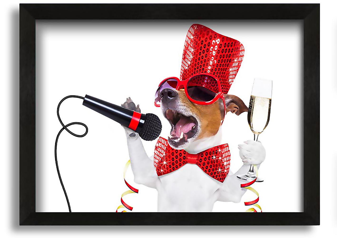 Fairmont Park Jack Russell Kareoke - Picture Frame Graphic Art on ...