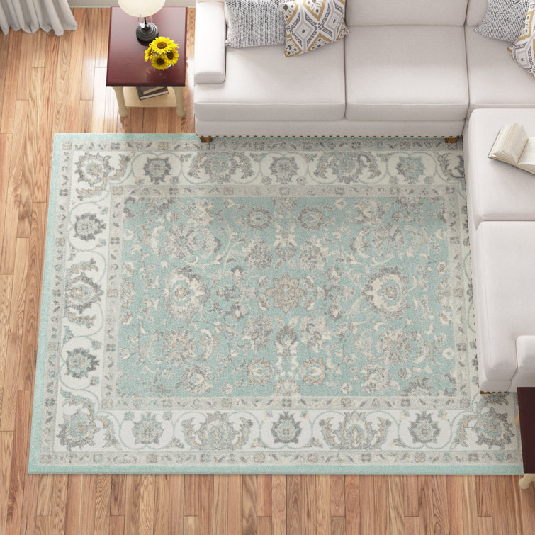 Andover Mills™ Hilley Oriental Blue/Gray Area Rug & Reviews | Wayfair