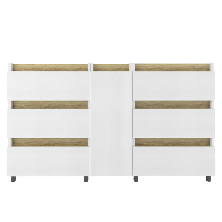 PCG Collection Memphis Vanity Cabinet 60" White | Wayfair