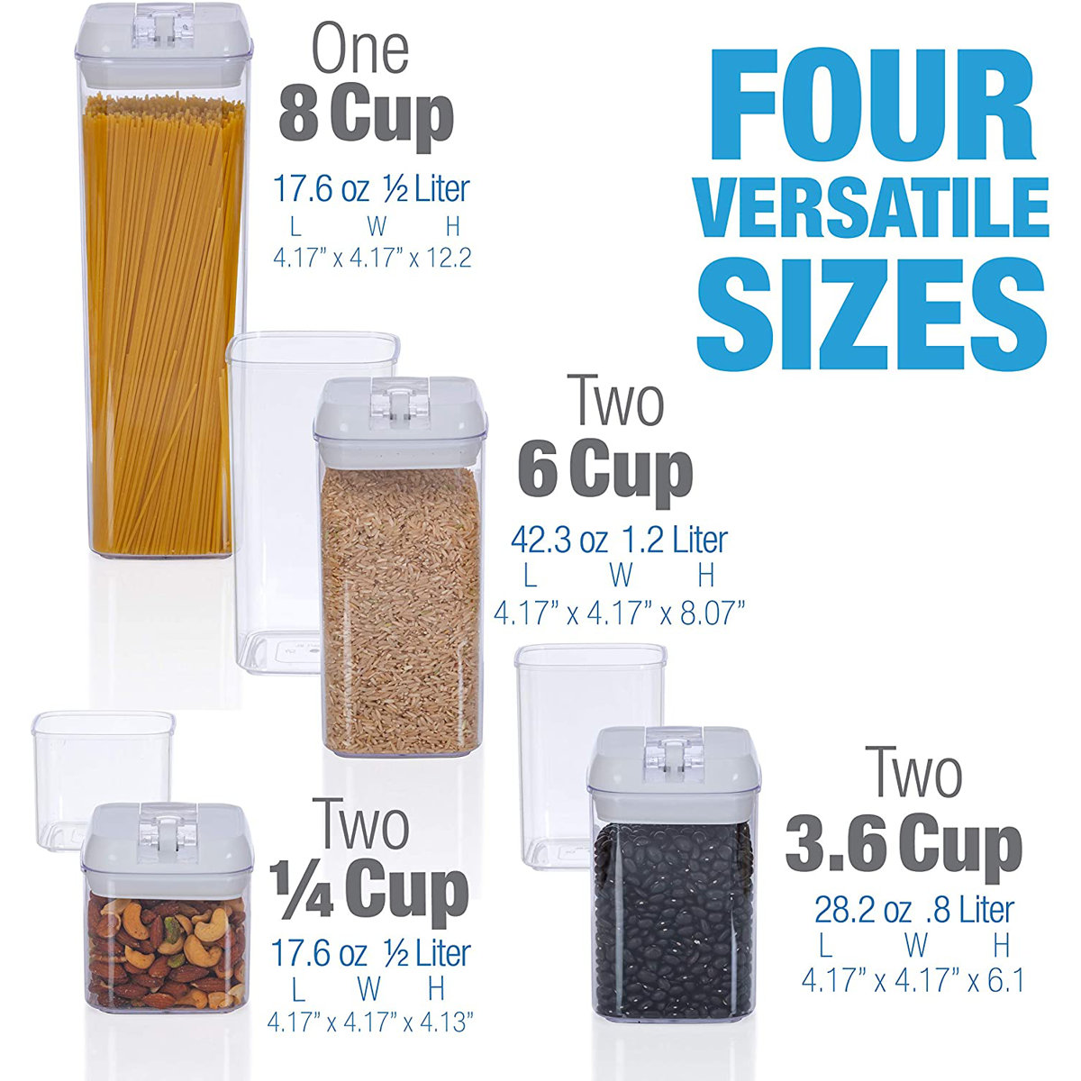 Prep & Savour 7 Container Food Storage Set & Reviews | Wayfair