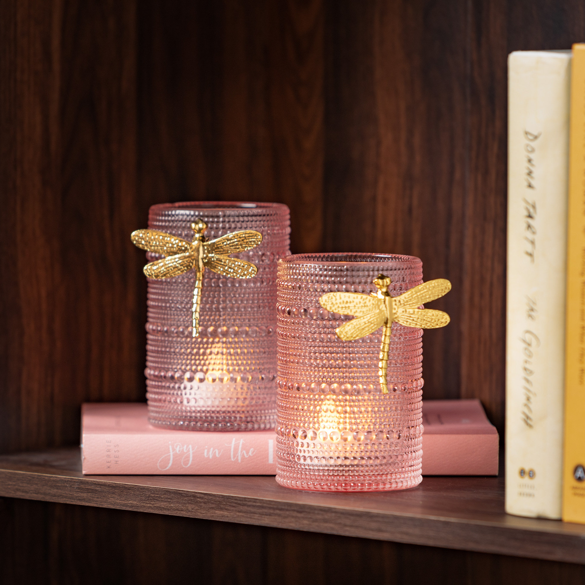 House of Hampton® 2 Piece Glass Tabletop Candle Accessories Set | Wayfair