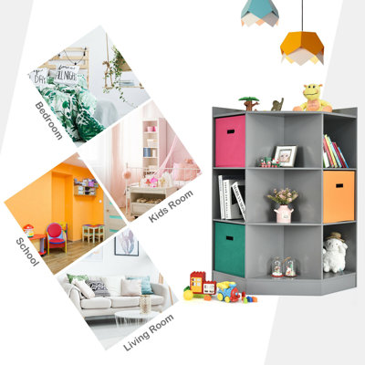 Latitude Run® Lento Corner Toy Organizer | Wayfair