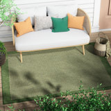 Wayfair | Green Outdoor Rugs You'll Love in 2022