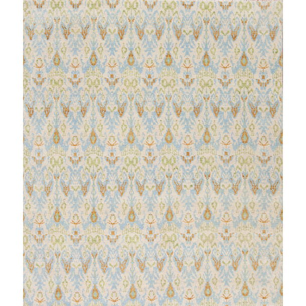 Samad Rugs Vogue Hand-Knotted Wool Ikat Area Rug in | Perigold