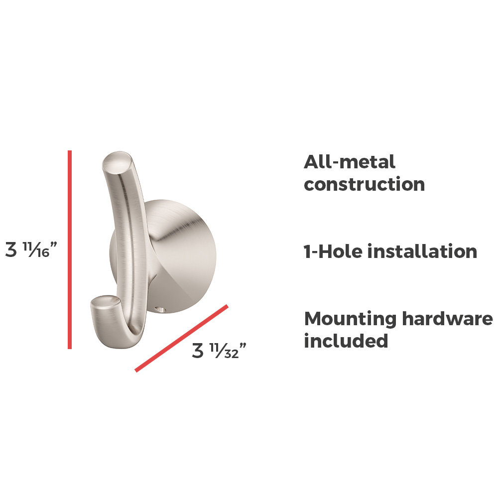 Pfister Willa Wall Mounted Robe Hook & Reviews | Wayfair