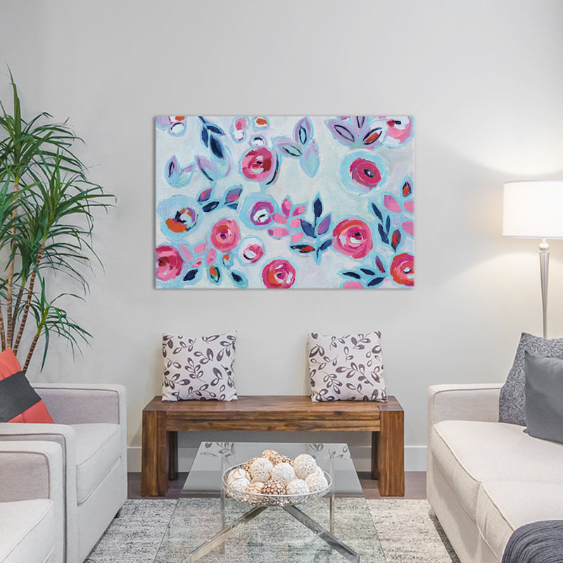 Red Barrel Studio® Wall Flower I Canvas Art | Wayfair