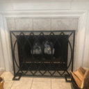 Home Loft Concepts Edwin Iron Fireplace Screen & Reviews | Wayfair