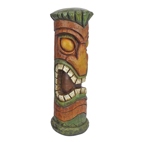 Design Toscano Aloha Hawaii Tiki Moai Haku Hana Statue & Reviews | Wayfair
