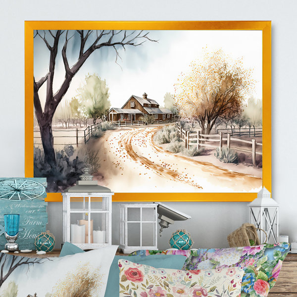 Red Barrel Studio® Welcome To The Ranch - Painting on Canvas | Wayfair