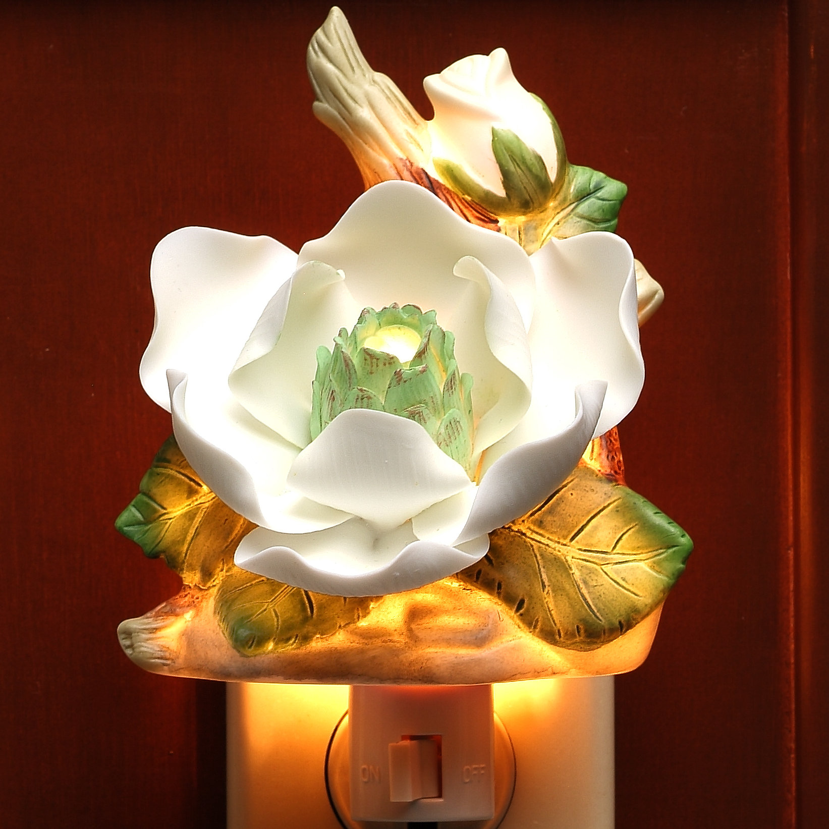 CosmosGifts Magnolia Night Light & Reviews | Wayfair
