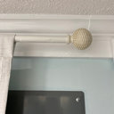 Bay Isle Home Cheatwood Wicker Ball Single Curtain Rod & Reviews | Wayfair