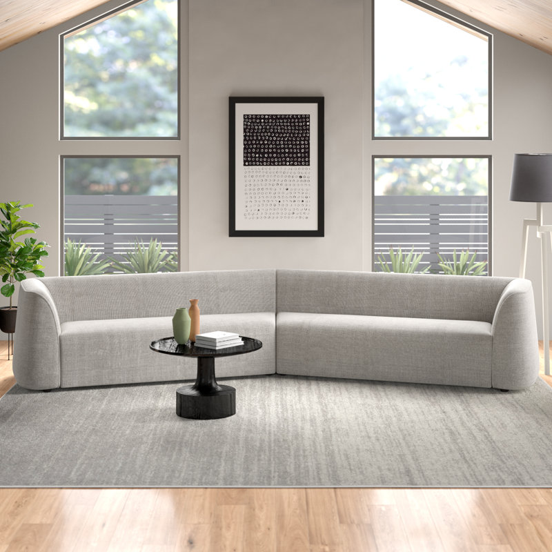 Thataway Angled 157" Symmetrical Sectional Sofa | AllModern