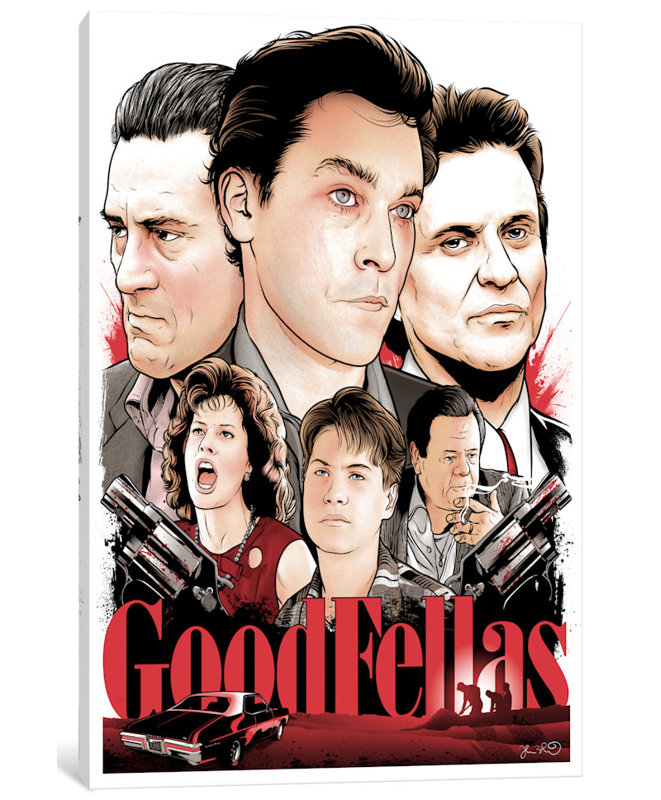 East Urban Home 'Goodfellas' Graphic Art Print on Canvas | Wayfair