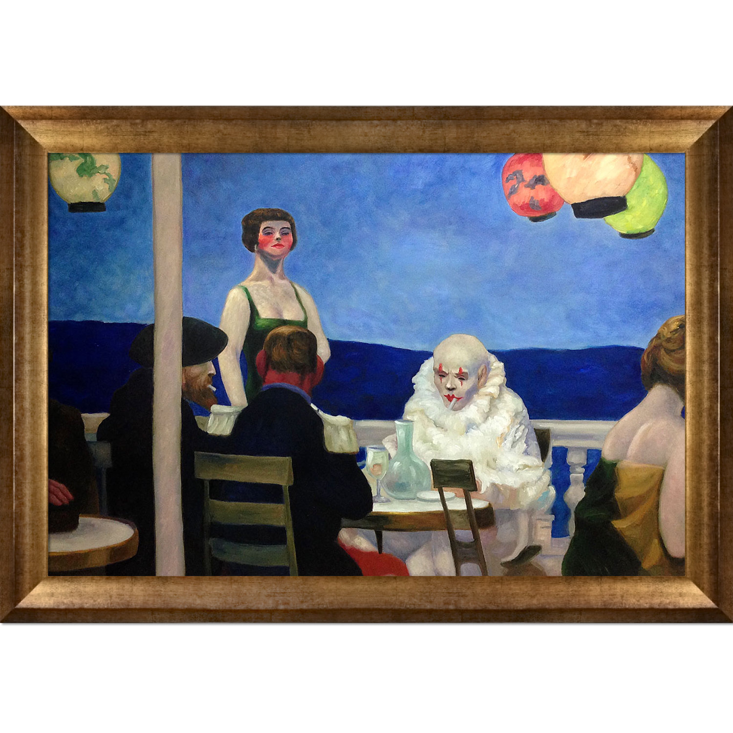 Vault W Artwork Soir Bleu, 1914 by Edward Hopper - Print on Canvas ...