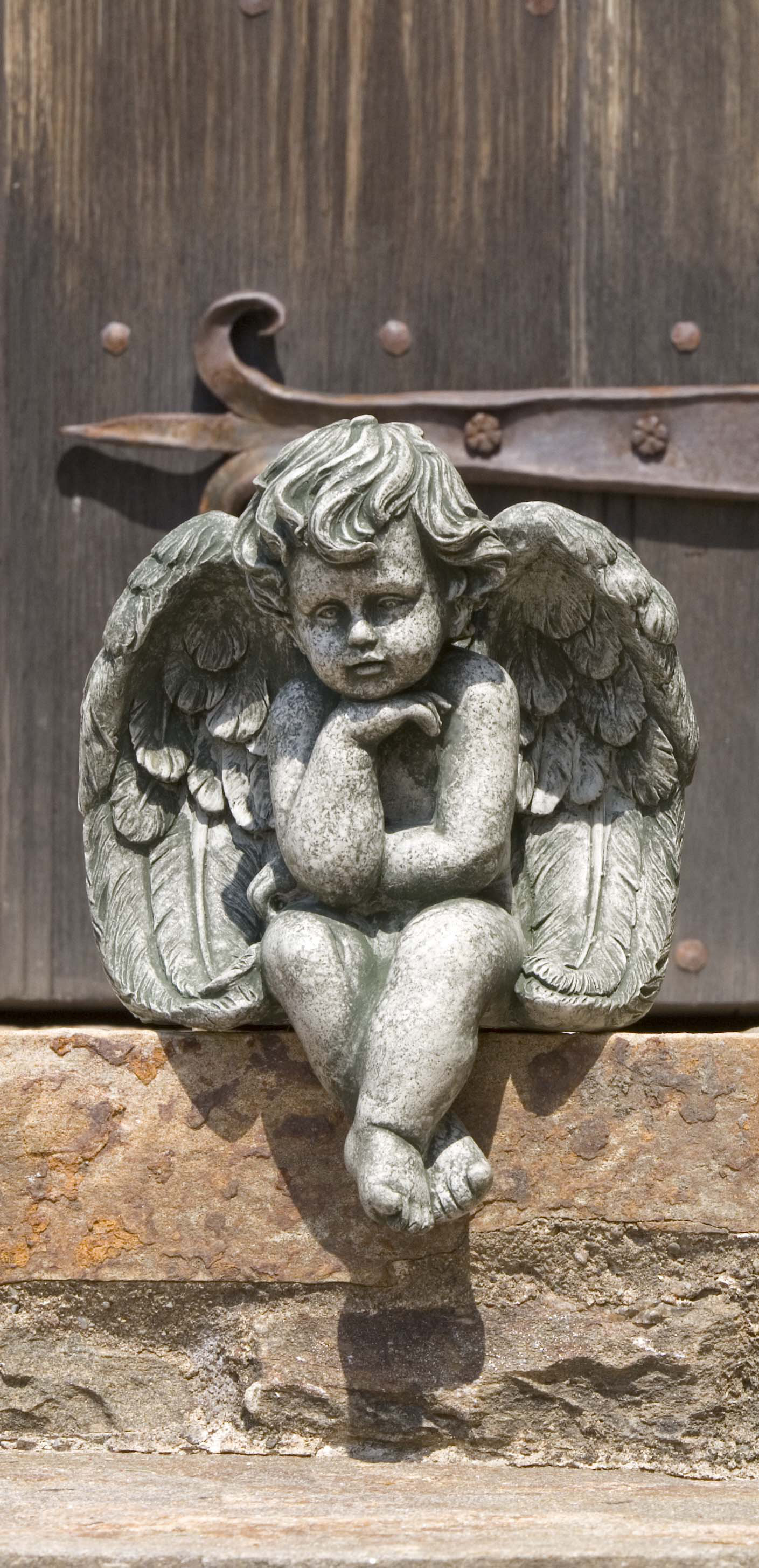 Campania International, Inc Seated Small Cherub Statue & Reviews | Wayfair