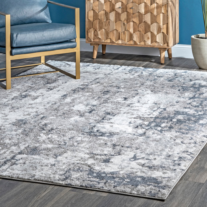 Williston Forge Montague Gray Area Rug & Reviews | Wayfair