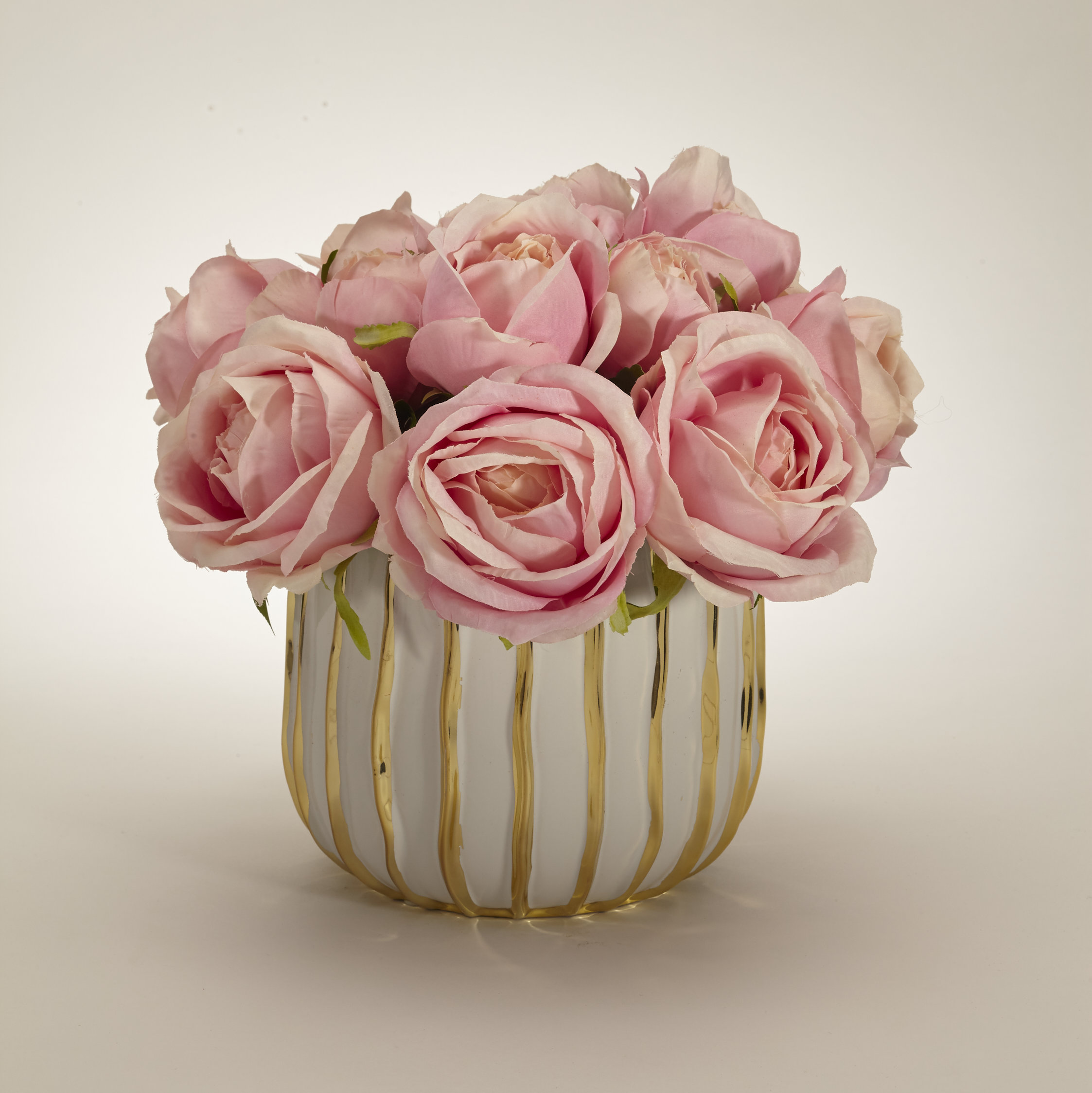 T&C Floral Company Rose Bouquet in Decorative Vase & Reviews | Wayfair