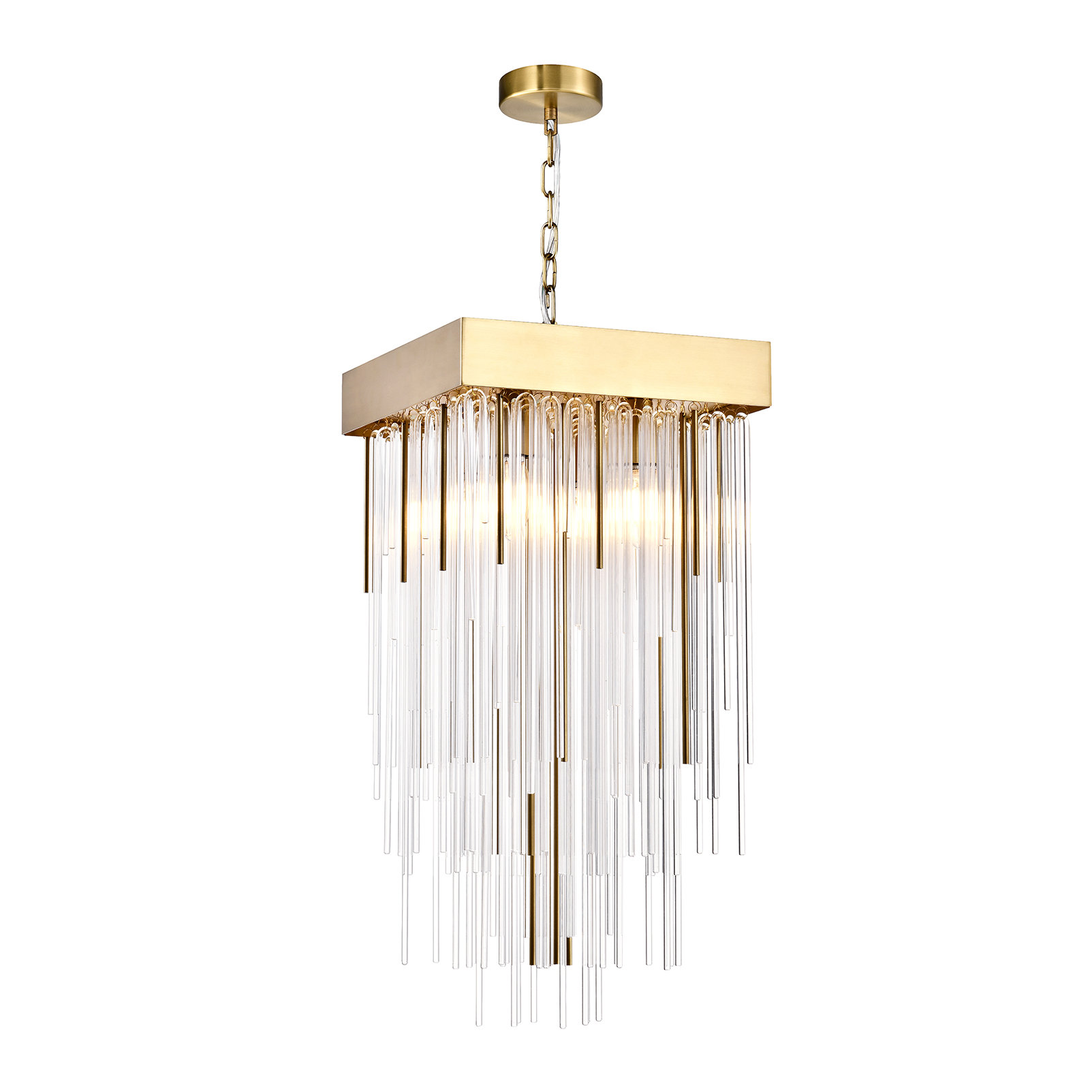 Everly Quinn Waterfall 4 Light Pendant | Wayfair